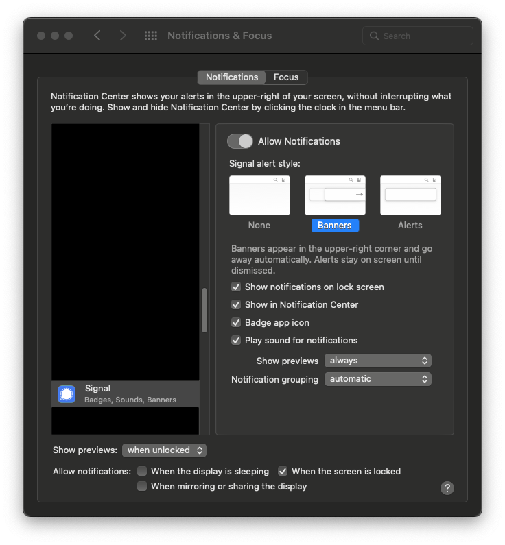 No Signal Notifications · Issue #6072 · signalapp/Signal-Desktop · GitHub