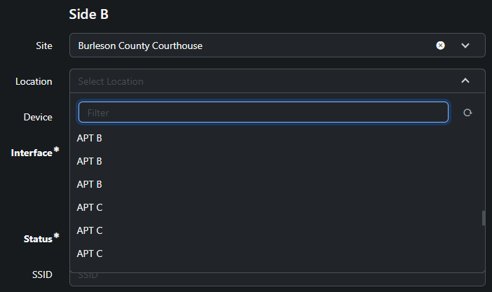 Creating Wireless Link Site And Location Assignment Bug · Issue 9132 · Netbox Community 4686