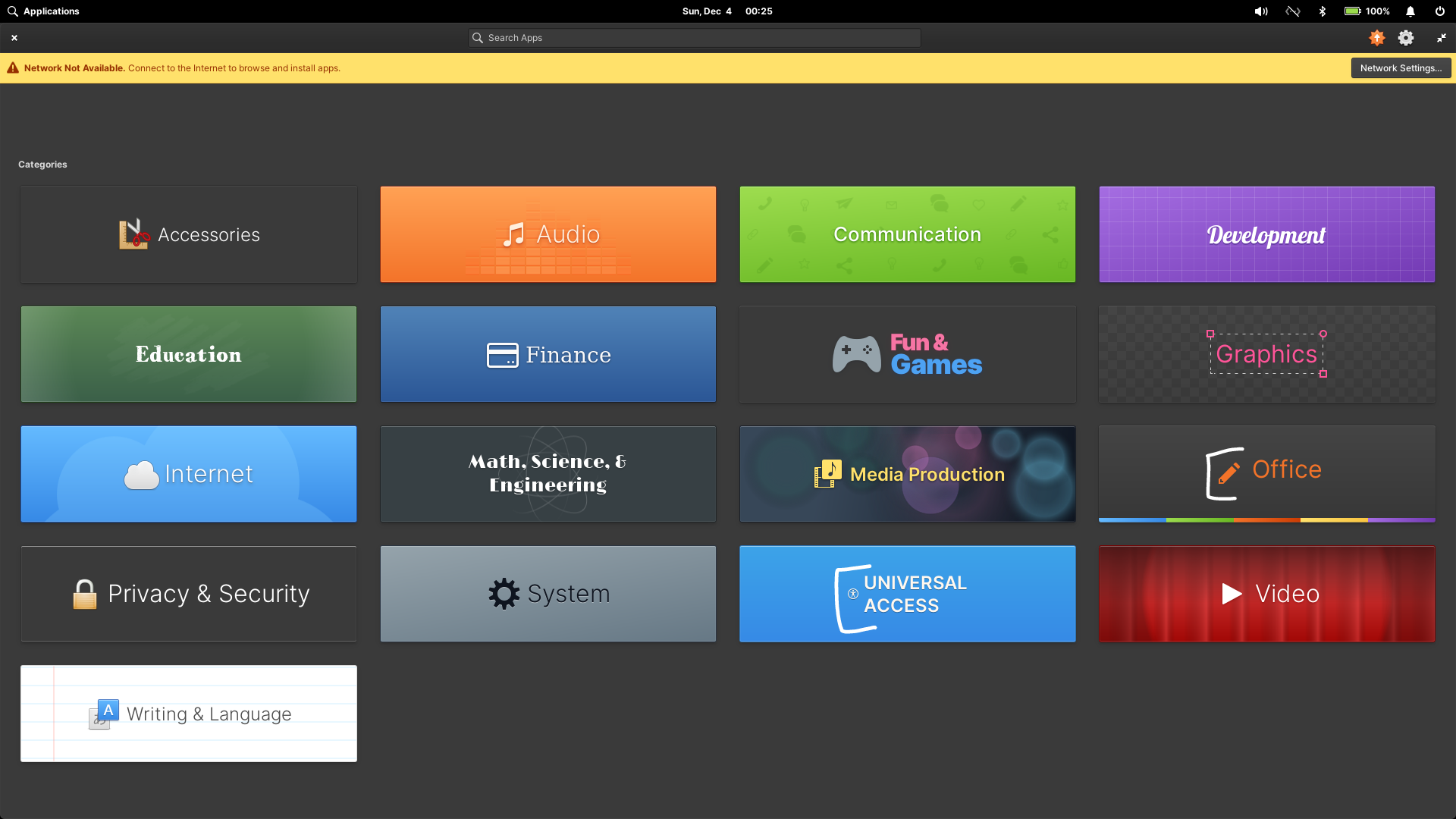 Wonky category icons in Horus Early Access · Issue #1953 · elementary/appcenter · GitHub