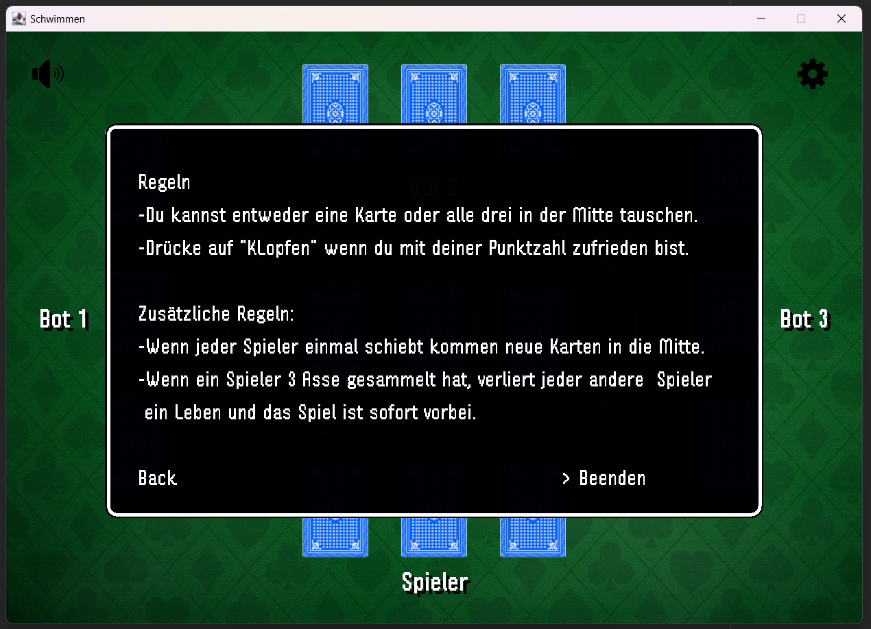 GitHub - Marvin-VW/Schwimmen: A game programmed in Java. The game is called 'Schwimmen' and is a ...