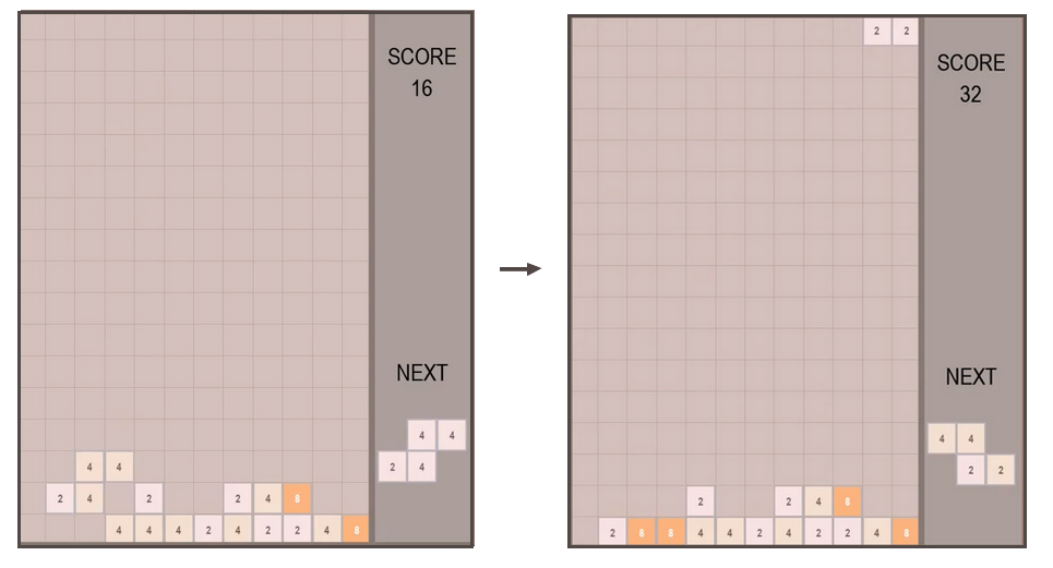 GitHub - zeynepozars/Tetris-2048-Game: Tetris 2048 Game