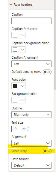 Word wrap row headers · Issue #432 · Profitbase/PowerBI-visuals ...