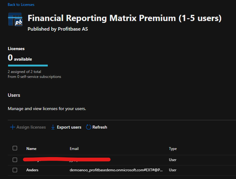 Licenses for Guest Users · Issue #512 · Profitbase/PowerBI-visuals-FinancialReportingMatrix · GitHub