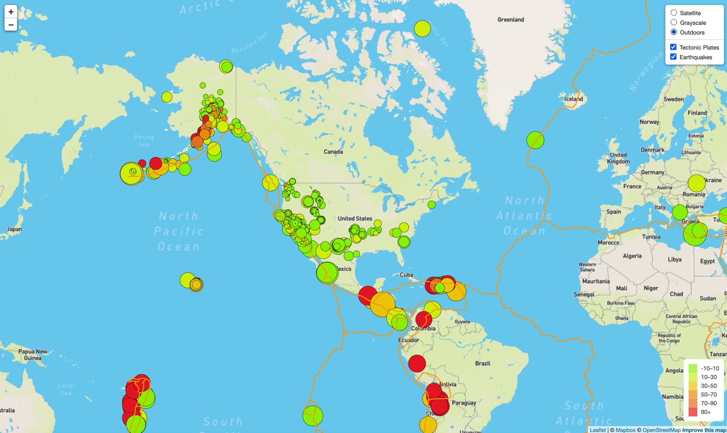 GitHub - arieldunn/leaflet-challenge: A visualization of USGS earthquake data using the Leaflet ...