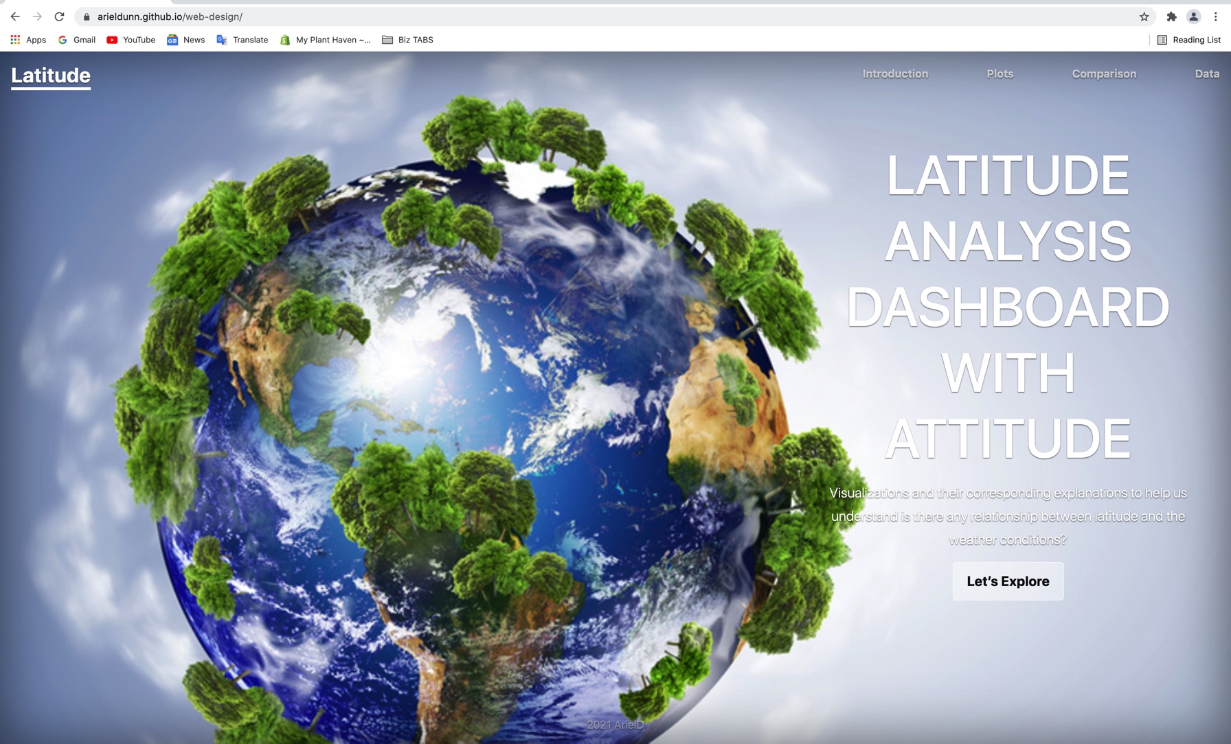 GitHub - arieldunn/web-design: Latitude - Latitude Analysis Dashboard with Attitude