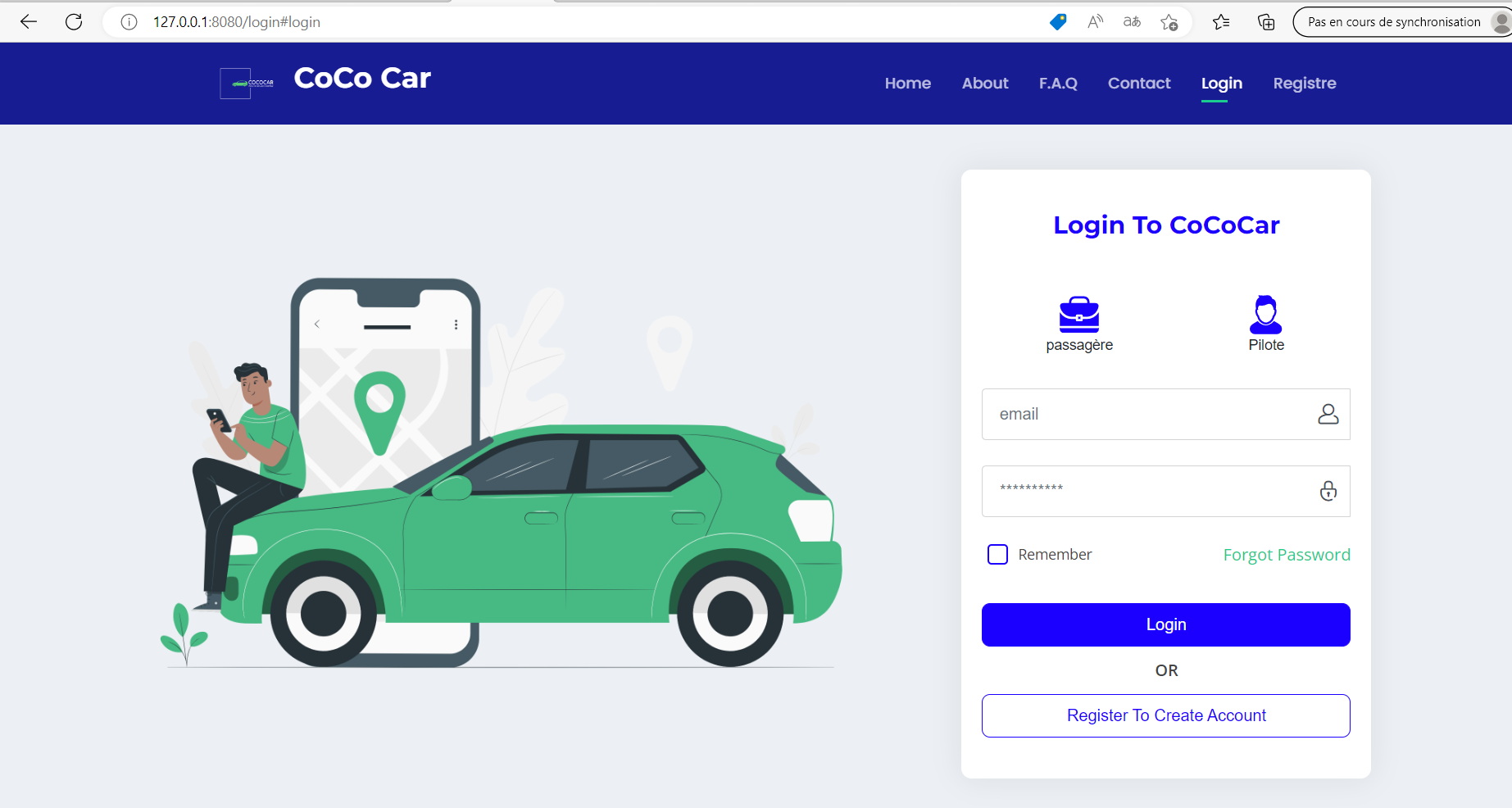 GitHub - ArijKahlaoui/Covoiturage: Site web de covoiturage avec Spring boot , Hibernate(ORM) et ...