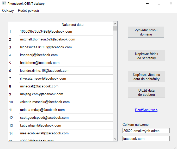GitHub - RxiPland/Phonebook-OSINT-desktop: Program slouží pro získání emailových adres, subdomén ...