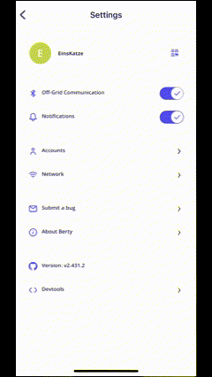 Account: When changing Username, Input gets behind the Keyboard · Issue #4435 · berty/berty · GitHub