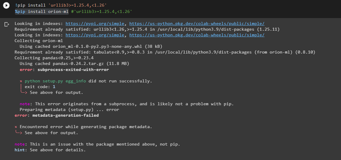tadgan tutorial not working · Issue #406 · sintel-dev/Orion · GitHub