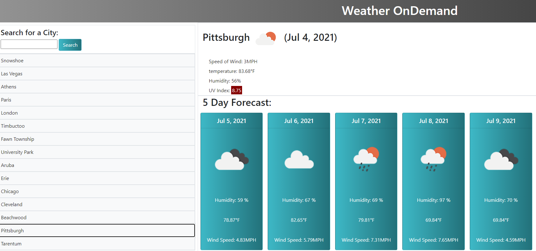 GitHub - Mason021/weather-dashboard