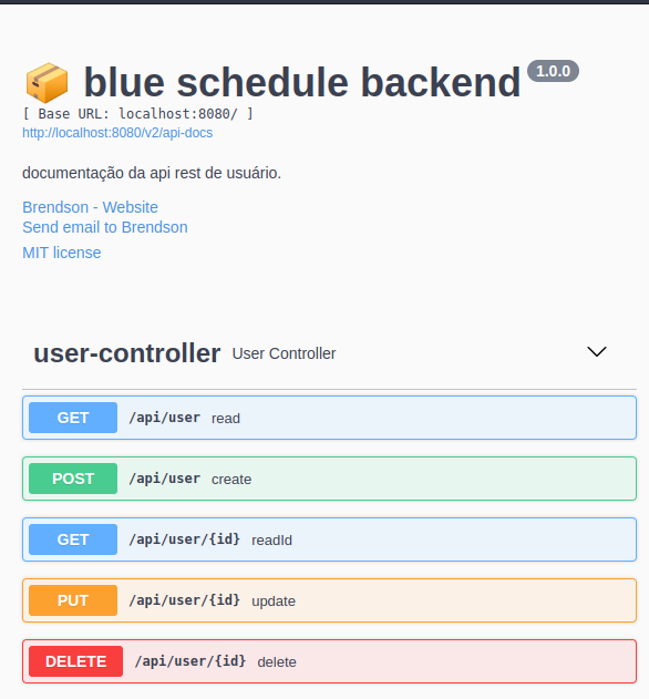 GitHub - br3nds0n/blue-schedule-backend: 📦 blue schedule application server