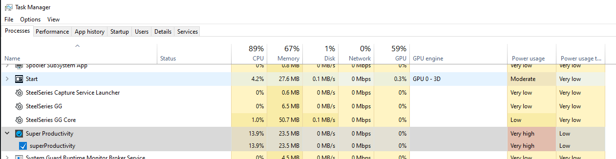 Windows app suddenly uses all the system memory, closing the app doesn't release them · Issue ...