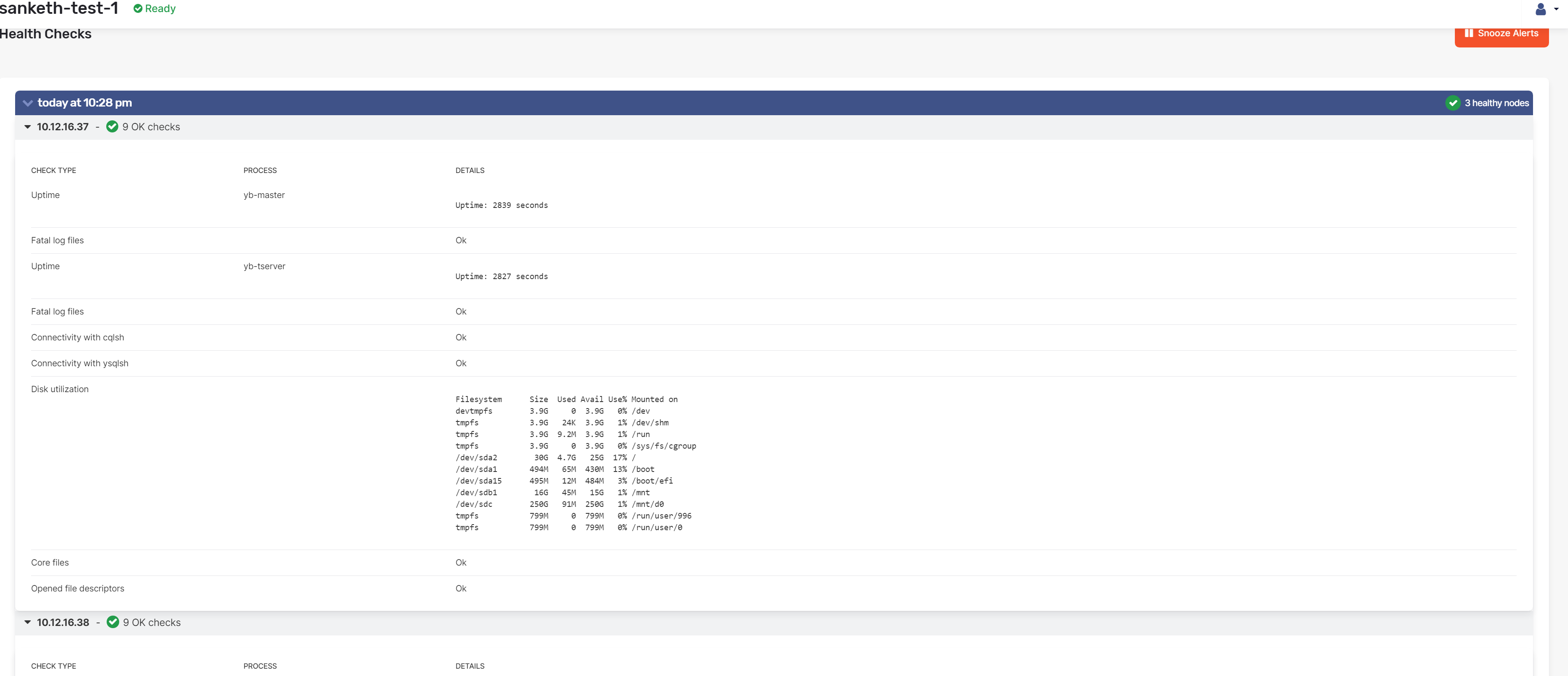 [Platform] Health check reports healthy and ycql/ysql OK for stopped nodes · Issue #7360 ...