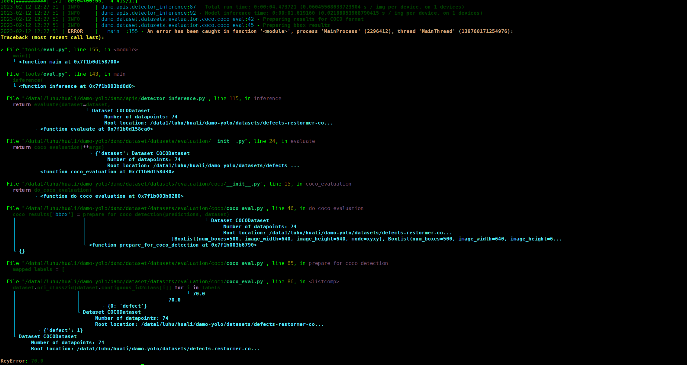 [Bug]: · Issue #79 · tinyvision/DAMO-YOLO · GitHub