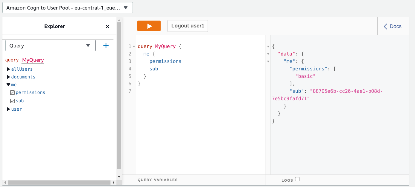 GitHub - sashee/appsync-cognito-authz-example