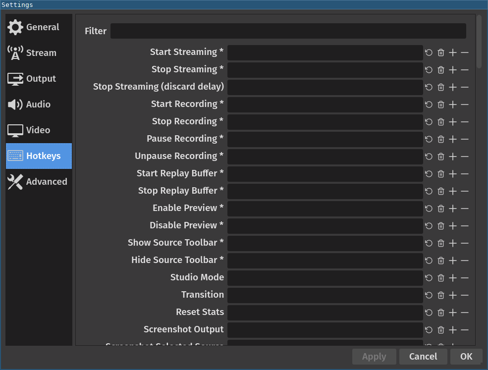 Issues using hotkeys with the super key on Wayland · Issue #5362 · obsproject/obs-studio · GitHub