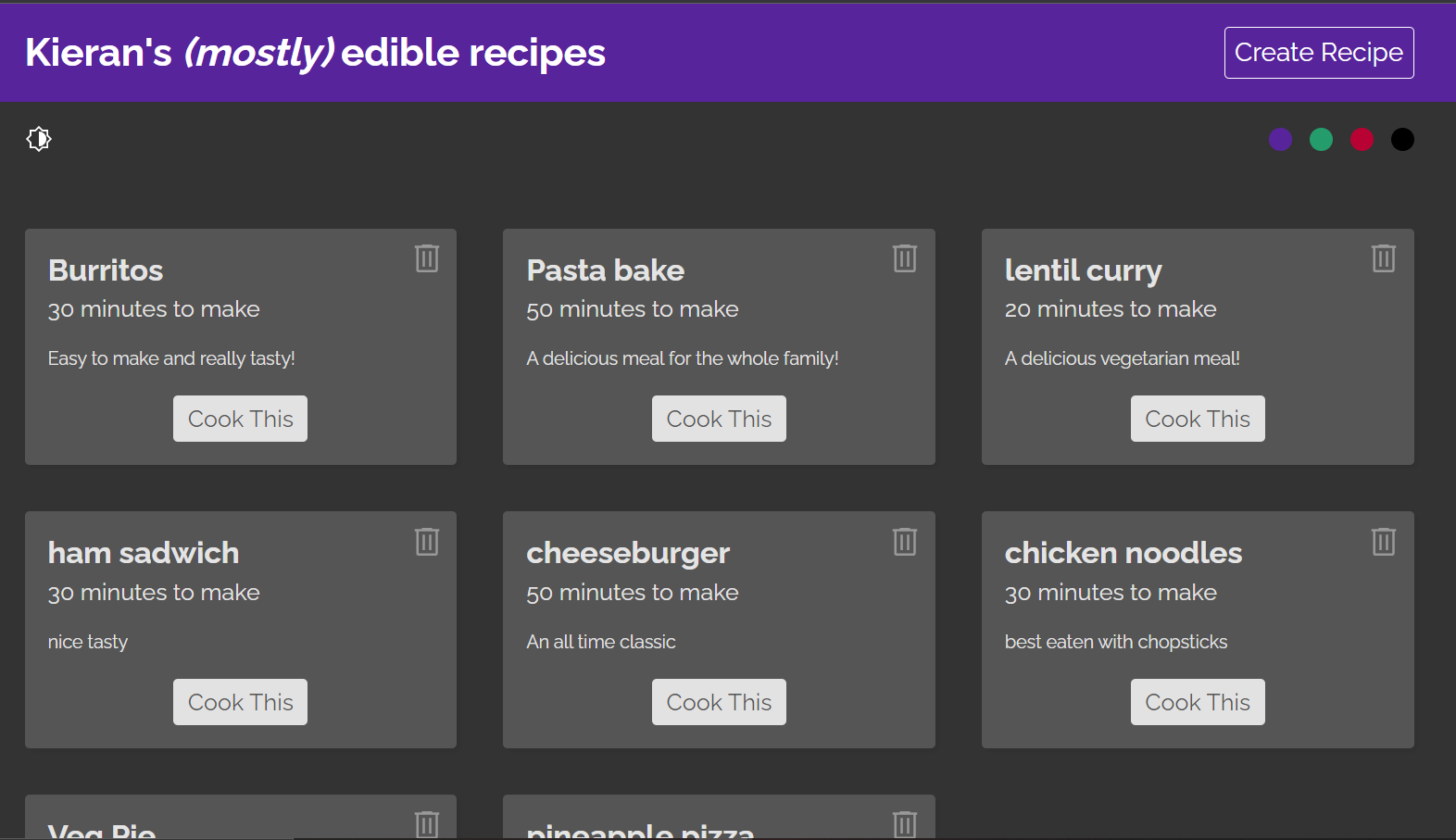 GitHub - KieranWebDev/RecipeDirectory-ReactAndFirebase