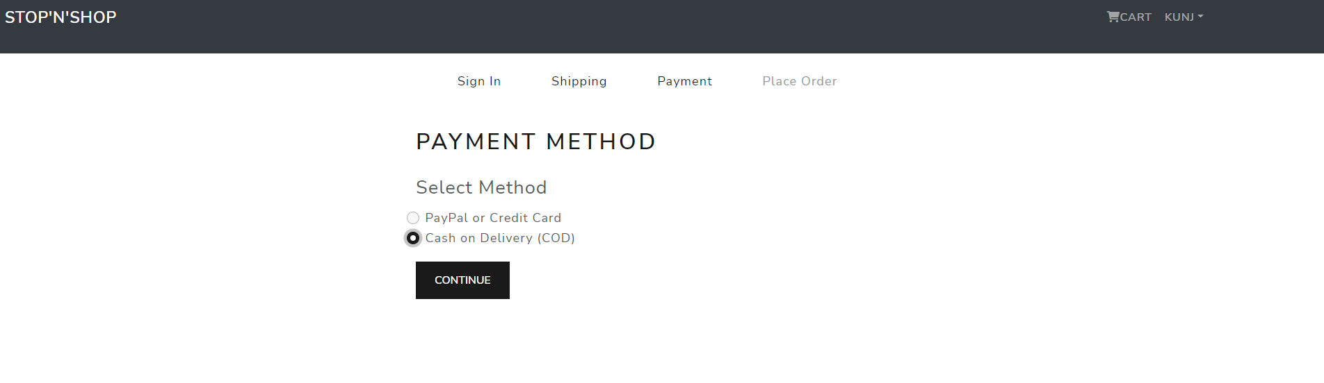 GitHub - kunnjjj/StopNShop GitHub - kunnjjj/StopNShop