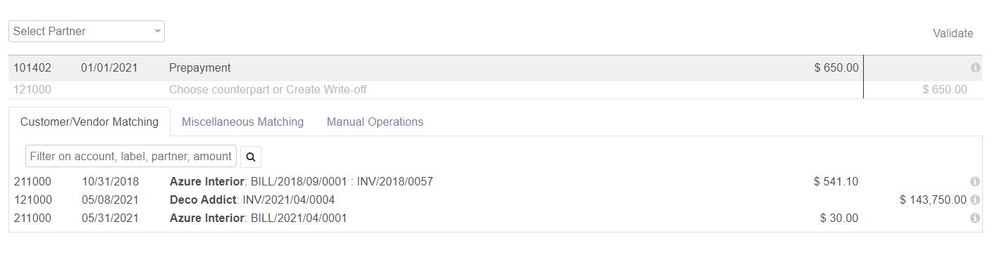 [14] Reconciliation widget doesn't show paid invoices · Issue #385 · OCA/account-reconcile · GitHub