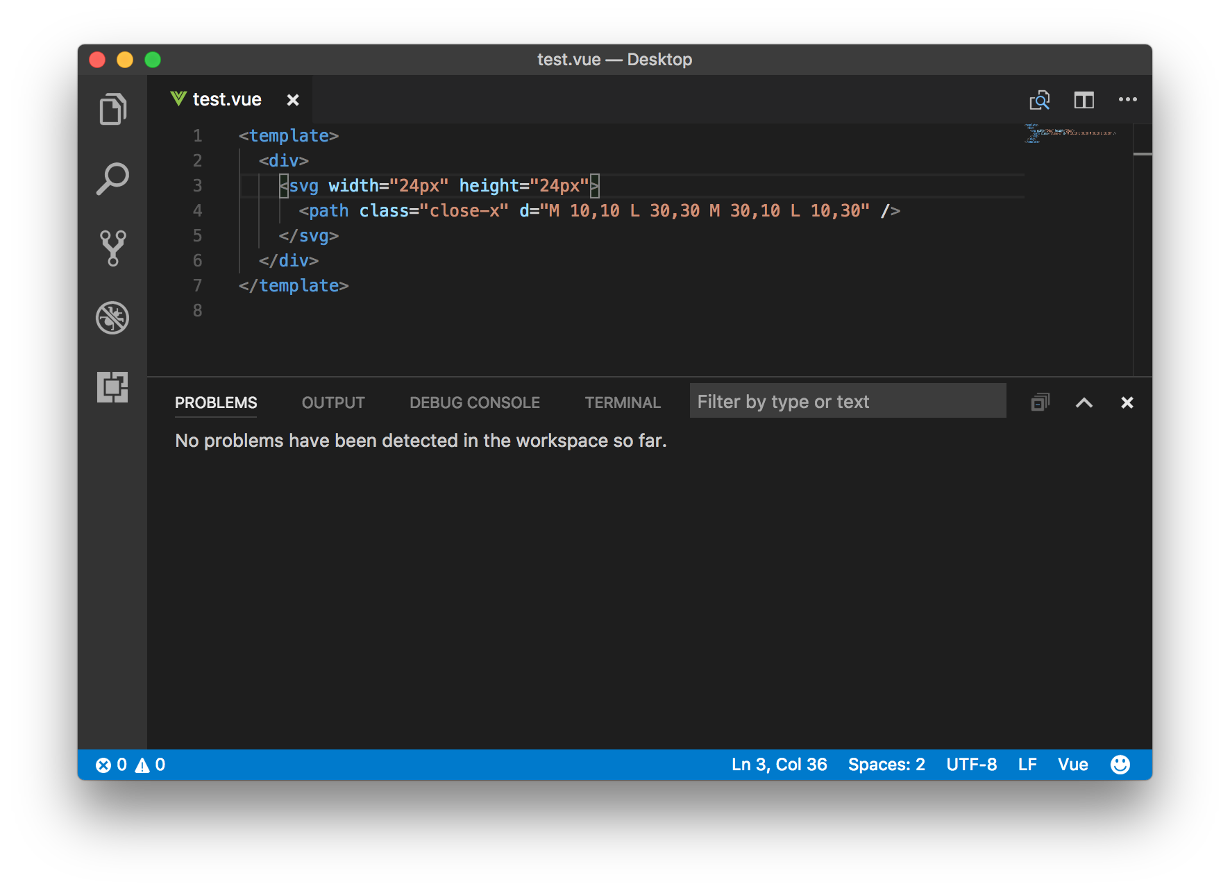 Parser Fails For Template With Inline Svg Containing A Viewbox Attribute · Issue 291 · Vuejs