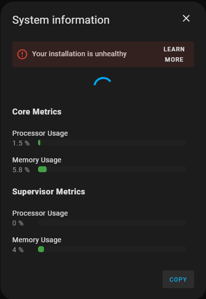 Supervisor Unhealthy / Can't update · Issue #3855 · home-assistant/supervisor · GitHub