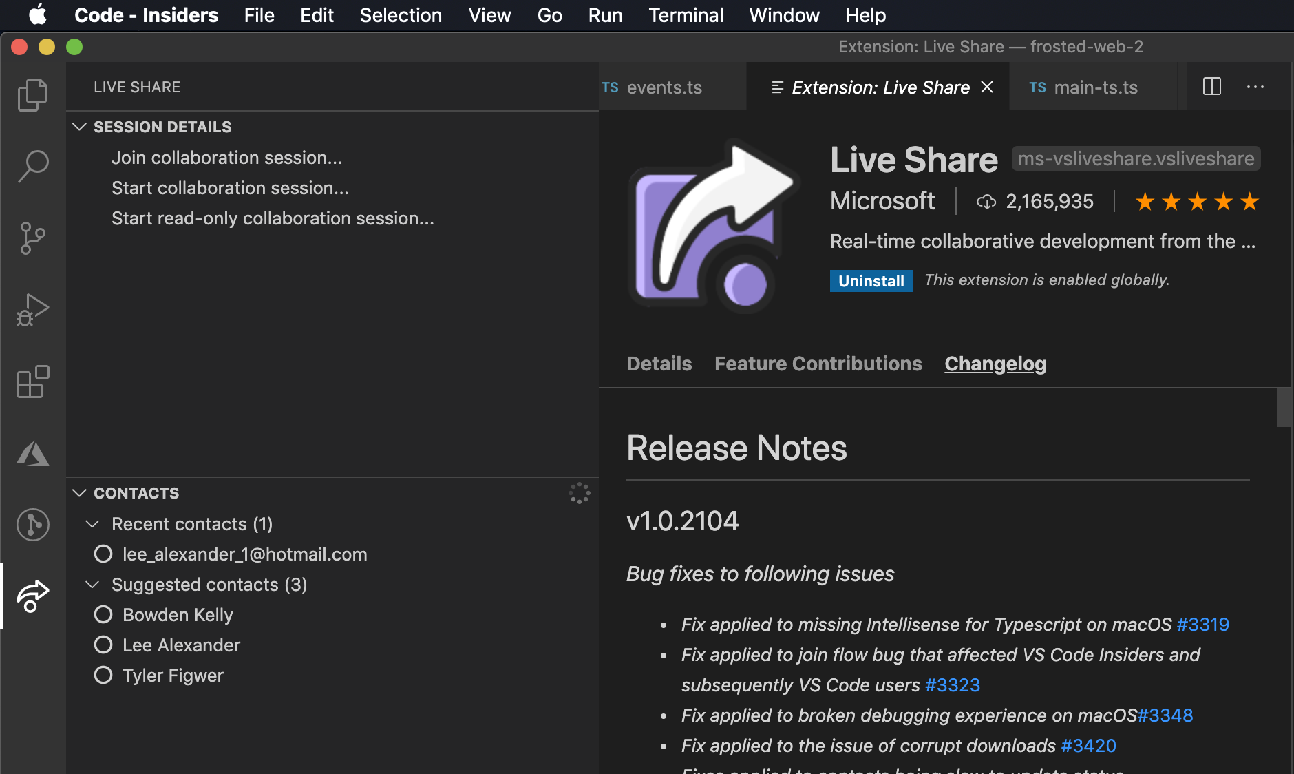 Presence isn't working · Issue #3497 · microsoft/live-share · GitHub