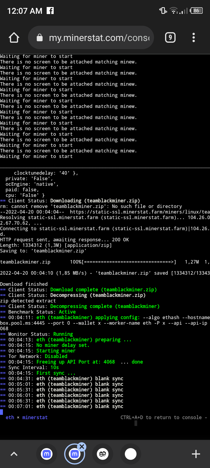 TBM not hashing · Issue #281 · sp-hash/TeamBlackMiner · GitHub