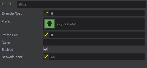Hide prefab properties from Entity Component Inspector when not a prefab · Issue #2932 ...