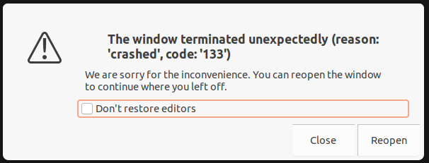 crash over and over · Issue #187595 · microsoft/vscode · GitHub