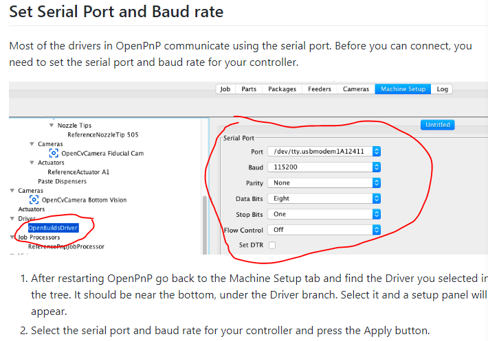 Documentation / wiki/Setup-and-Calibration%3A-Driver-Setup · Issue #600 · openpnp/openpnp · GitHub