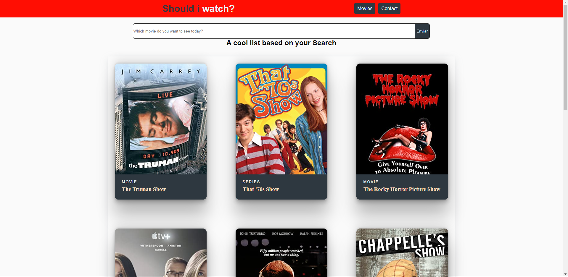 Github Lunatic02 Movies App Desenvolvido Usando Router Omdbapi