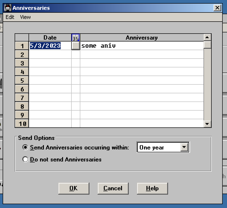 Support Protocol 4 Appointments Anniversaries Phone Numbers And Lists · Issue 127 · Synthead