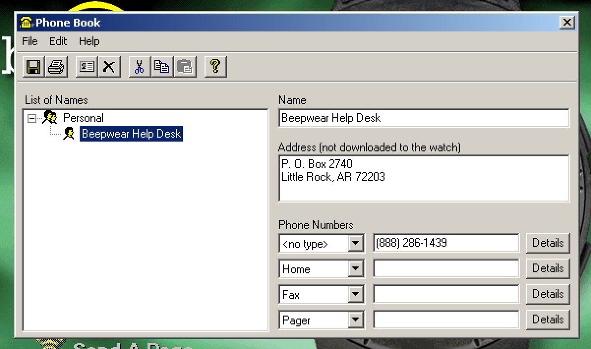 Support Phone Book For Protocol 6 · Issue 260 · Synthead Timex Datalink Client · Github