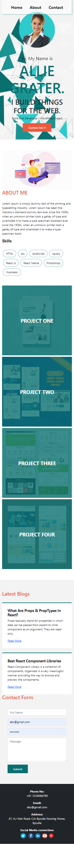 Github Punushree Portfolio Portfolio To Showcase Projects And Work