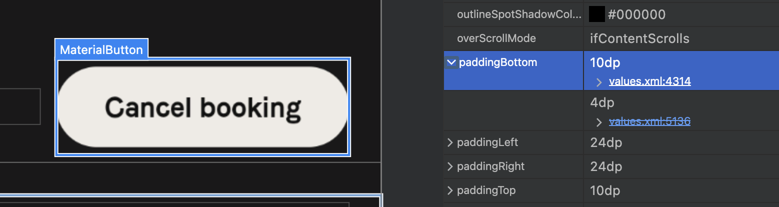 [MaterialButton] paddingTop and paddingBottom are increased · Issue #3000 · material-components ...