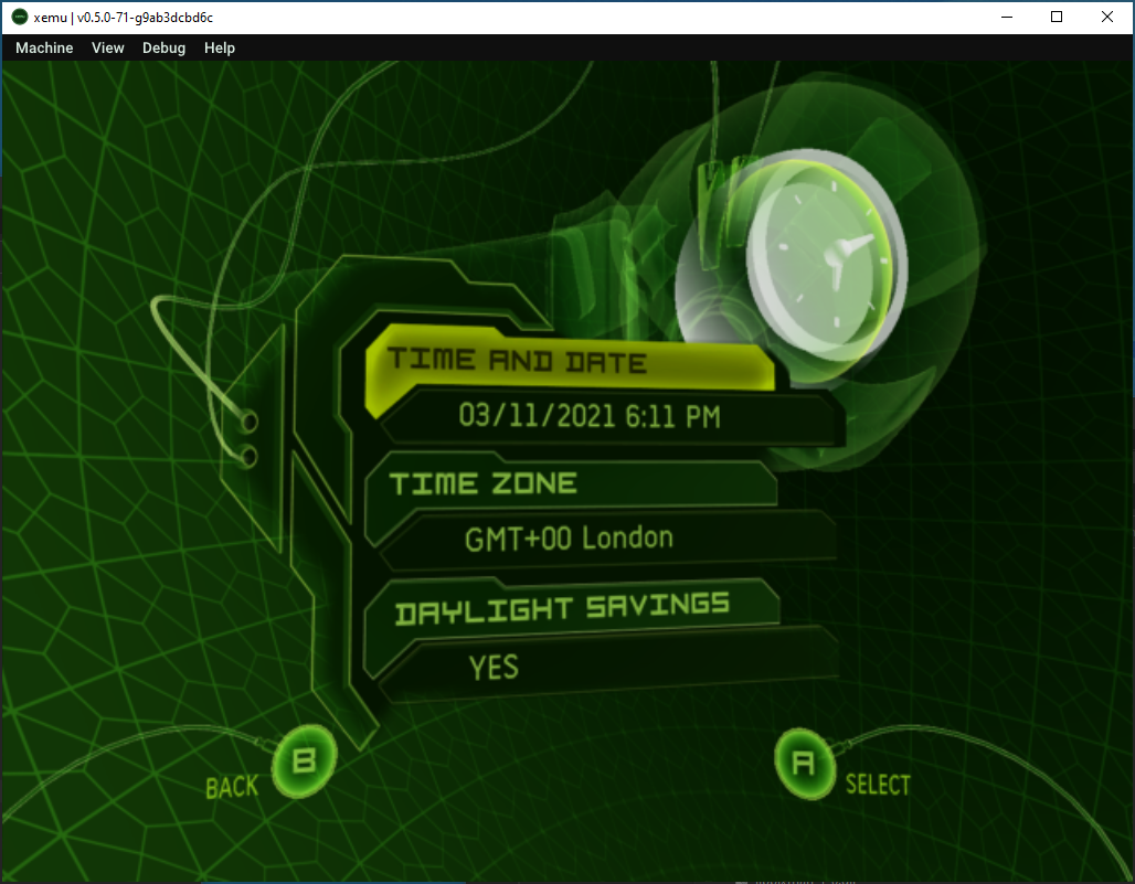 Regression in dashboard clock settings · Issue #249 · xemu-project/xemu · GitHub