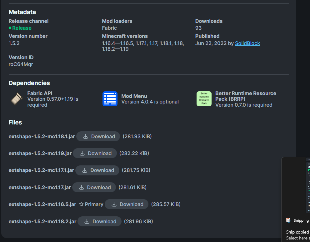 Cannot Select Non Primary Files From Mod Downloader · Issue #1032 · PolyMC/PolyMC · GitHub