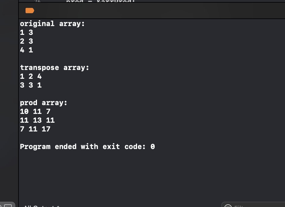 GitHub - sabjohnson/matrixProd: multiplies a matrix and its transpose