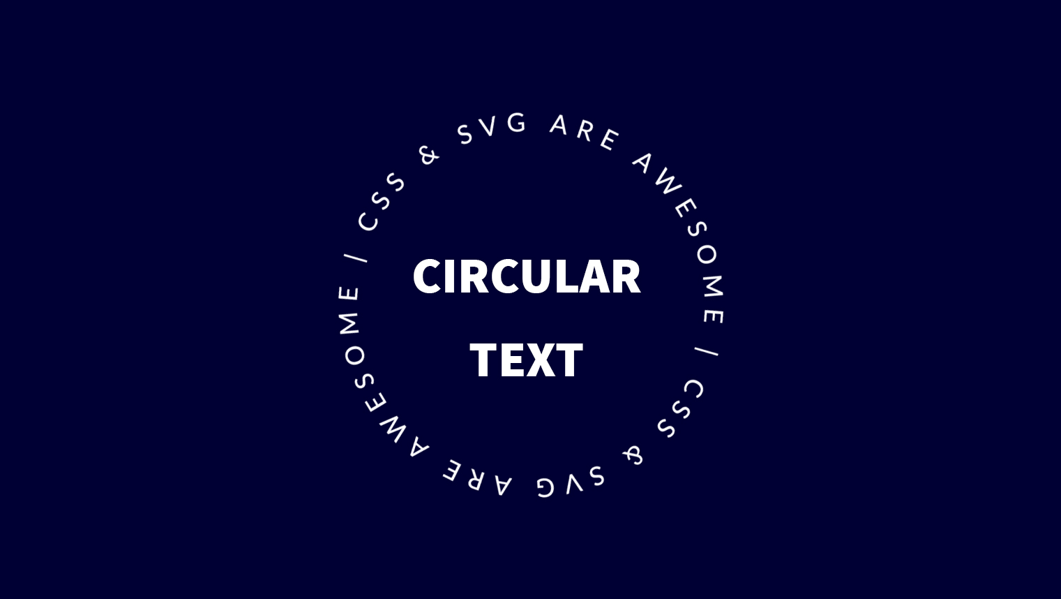 GitHub Rajacharles How to Make Circular Text with HTML CSS How To Make Circular Text With 