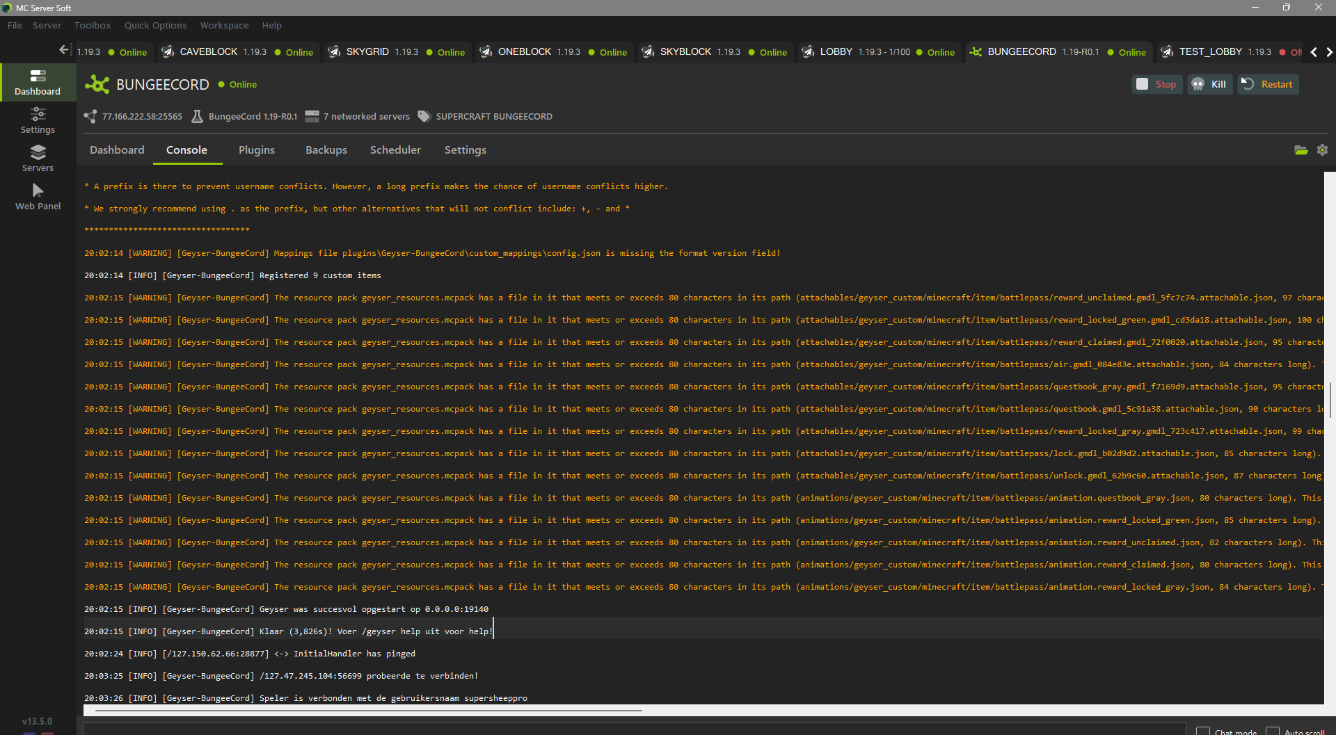 Custom guis not working in new minecraft update · Issue #3594 · GeyserMC/Geyser · GitHub