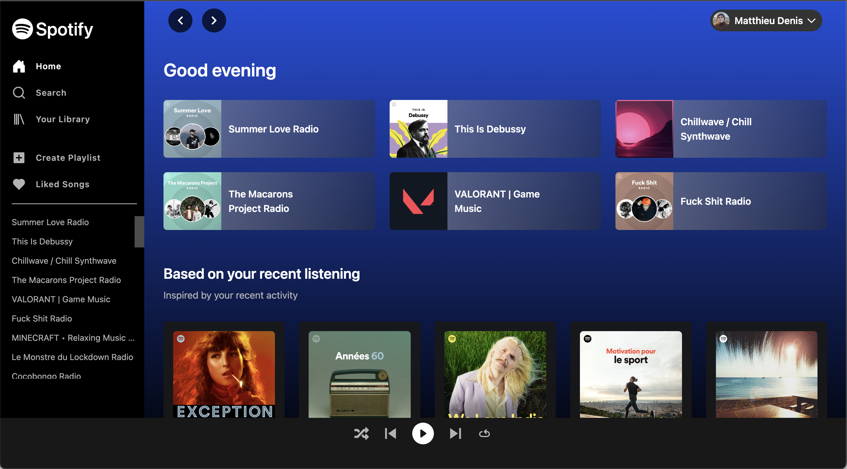 GitHub - Matthieu114/Spotify-Clone