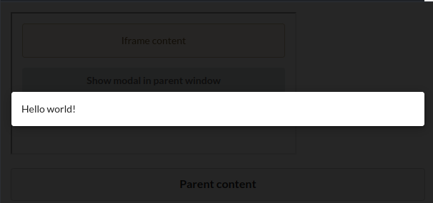 [modal] setting context parameter to $(window.parent.document.body) causes a js error · Issue ...