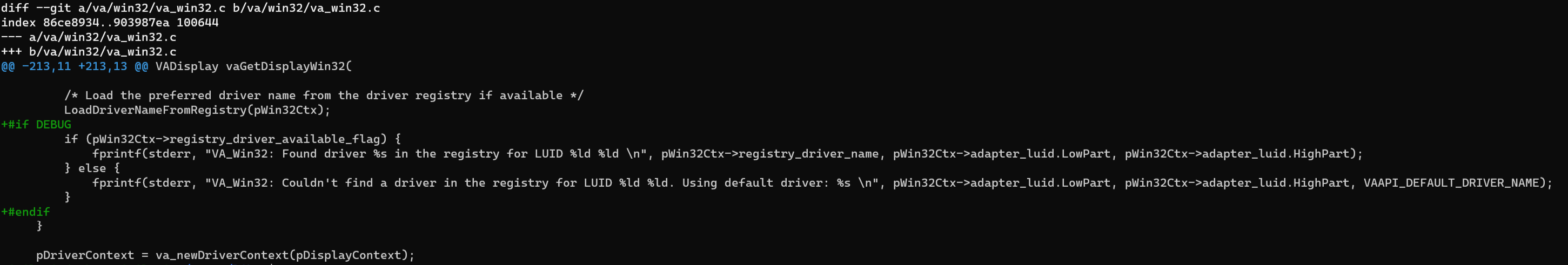 vaon12: VA runtime prints noisy messages · Issue #694 · intel/libva · GitHub