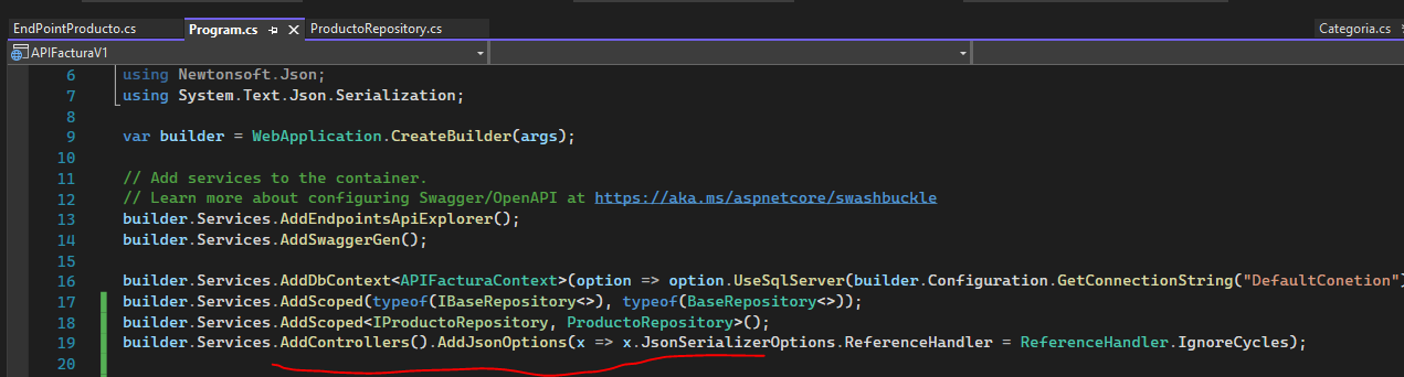 The configuration does not work to avoid circular reference in minimal ...