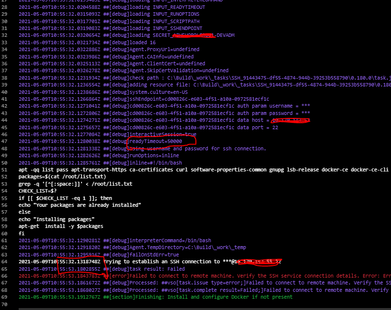 Handshake Connection Timeout In Ssh Tasks · Issue 12280 · Microsoftazure Pipelines Tasks · Github