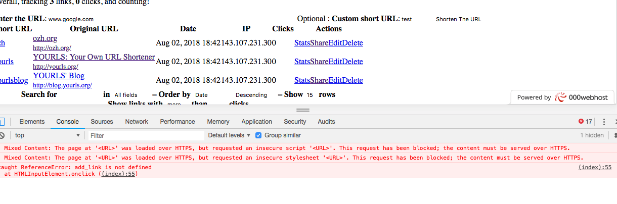 Problem using SSL · Issue #2418 · YOURLS/YOURLS · GitHub