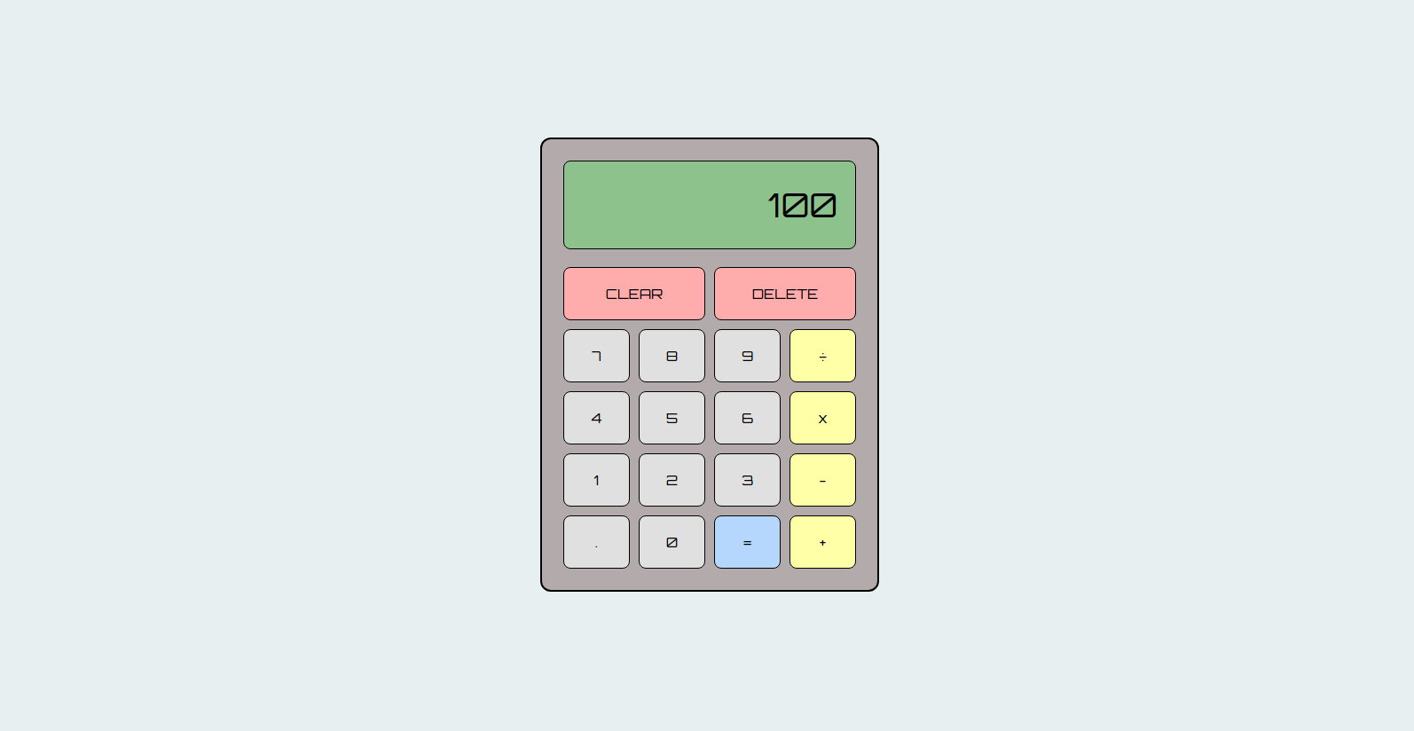 GitHub - gabrielcarvalhoc/odin-calculator: Projeto "Calculator" desenvolvido para o Treinamento ...