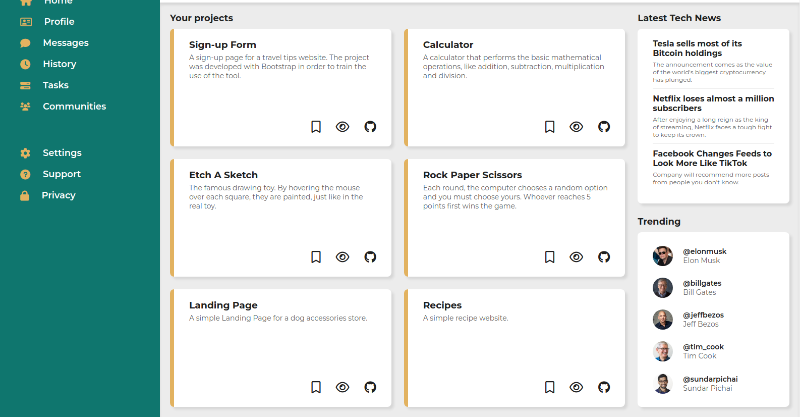 GitHub - gabrielcarvalhoc/admin-dashboard: Projeto "Admin Dashboard ...