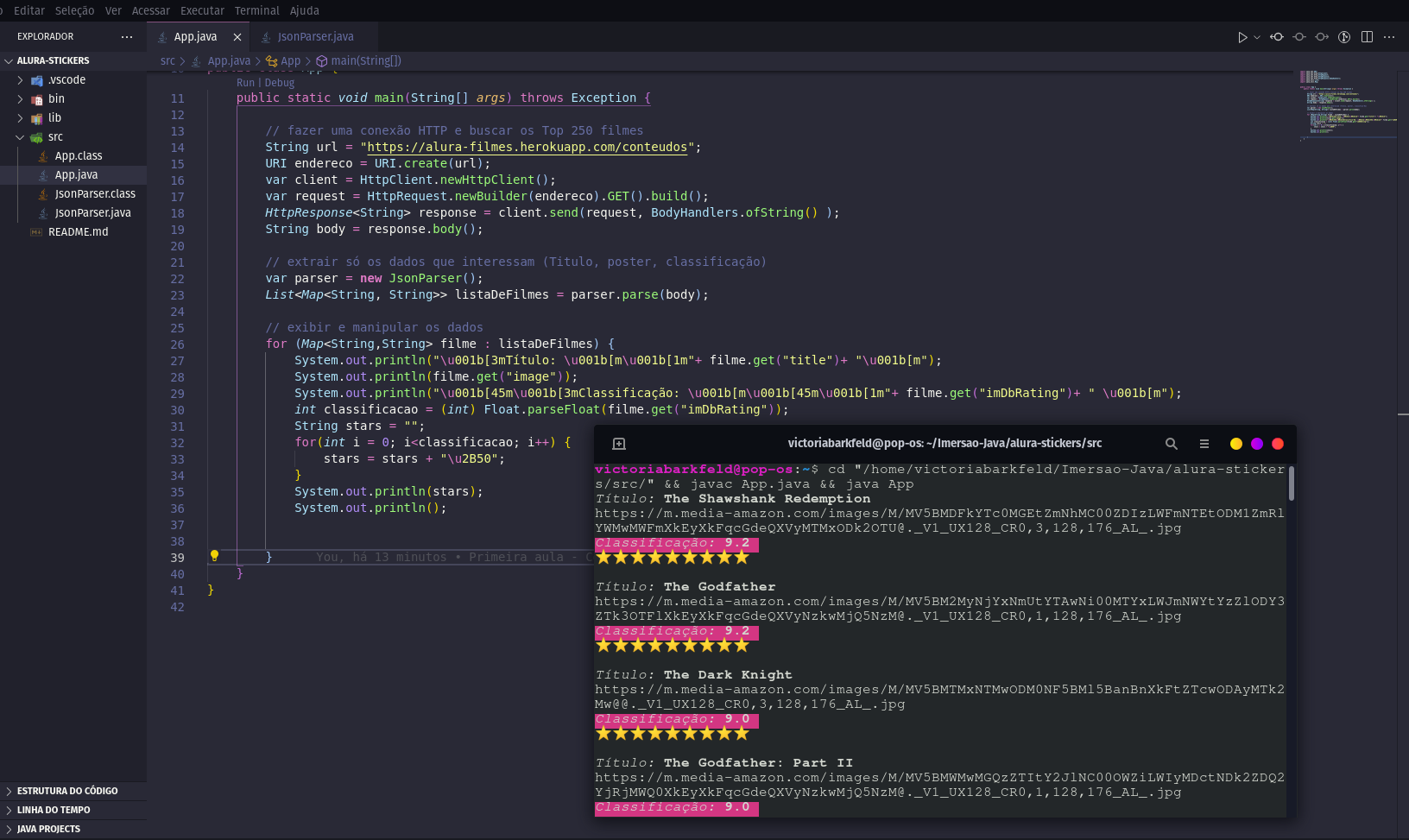 GitHub - vicbarkfeld/imersao-java: Imersão Java - Curso Alura