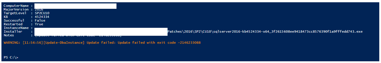 Update-DbaInstance may fail if KB does not support /IAcceptSQLServerLicenseTerms switch · Issue ...